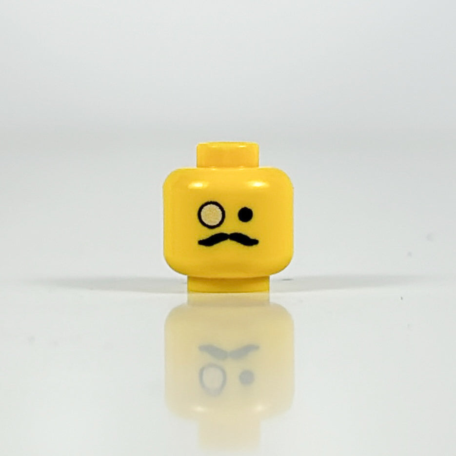 Monocle Head - Stylish LEGO Minifigure Accessory for Your Collection ...